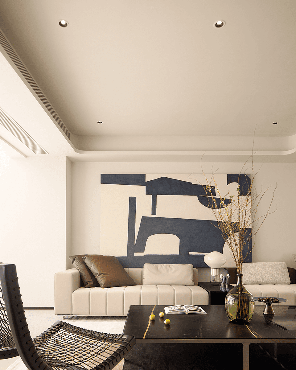 Create Sophistication: L-shaped Beige Leather Sofa for Your Home – AWCASA