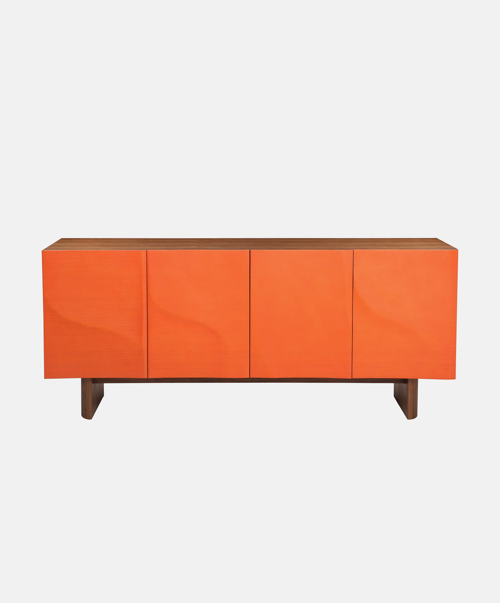 Opulent Neon Orange Sideboard – AWCASA