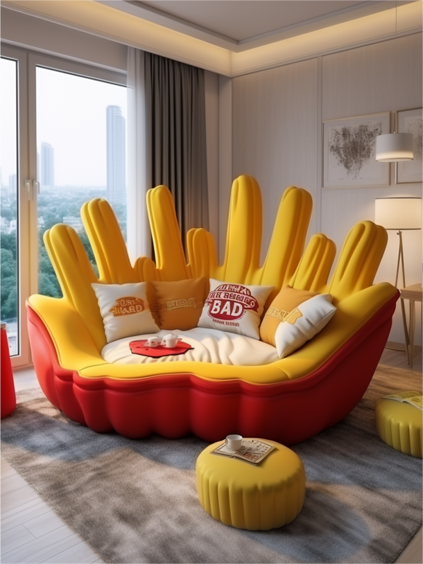 French Fry-shaped Sofa – AWCASA